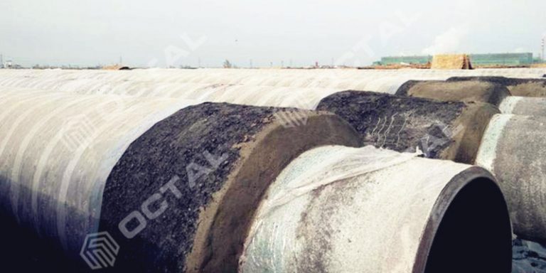 Concrete Weight Coating Pipe - CWC Pipe for Submarine Pipeline - Octal
