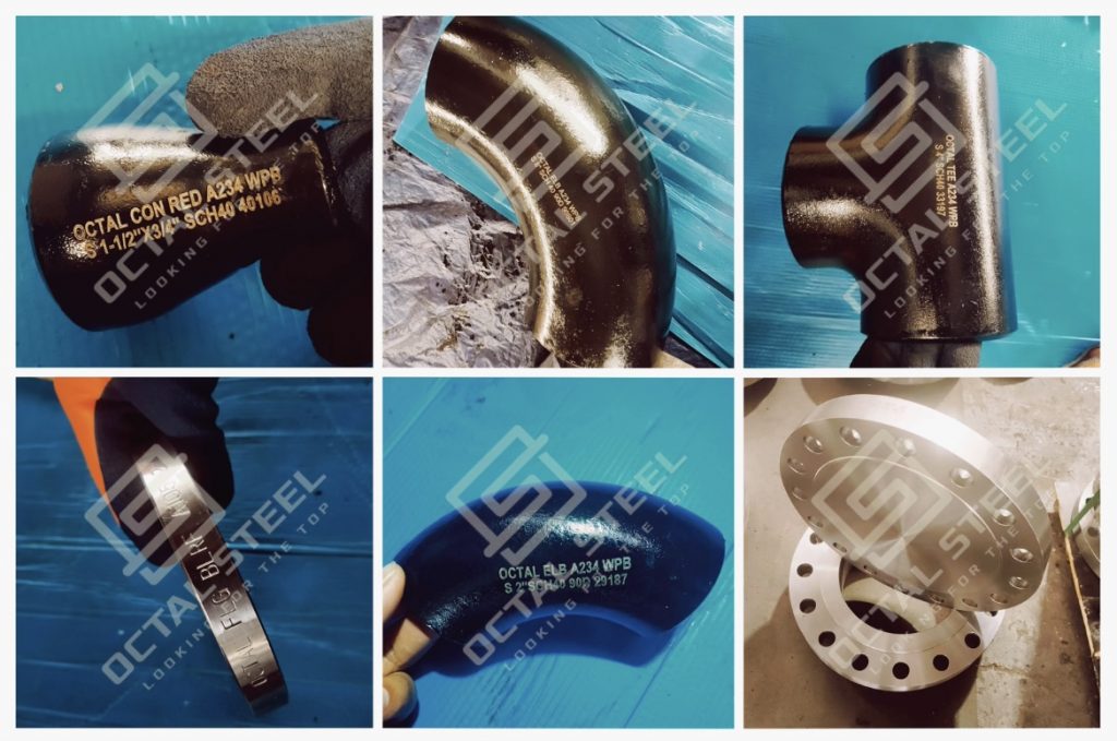 ASTM A105 Flanges, ASTM A234 WPB Pipe Fittings Export to Argentina